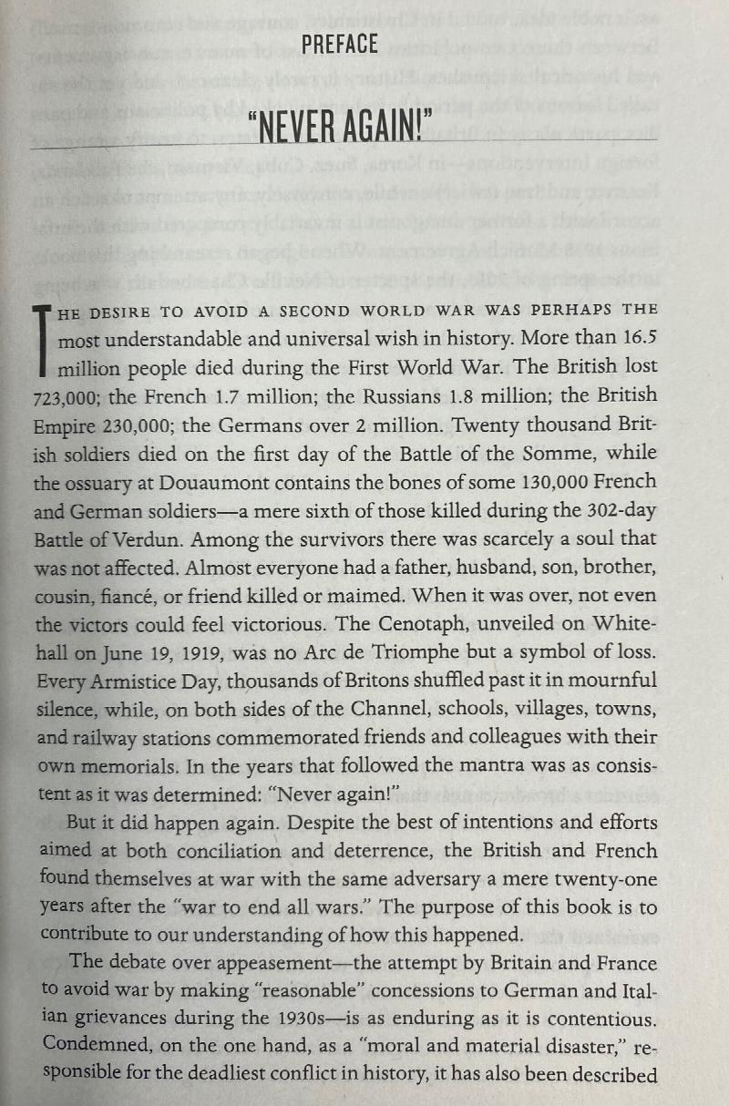 Appeasement: Chamberlain, Hitler, Churchill, and the Road to War